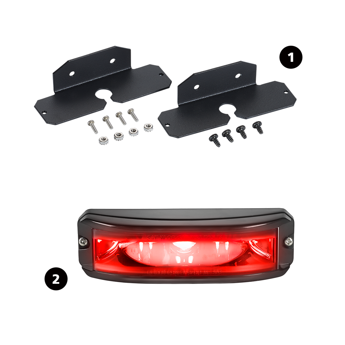 (1) MPSMW9-FPIU25MIR + (2) MPSW9-R | Federal Signal Police Car Configurator