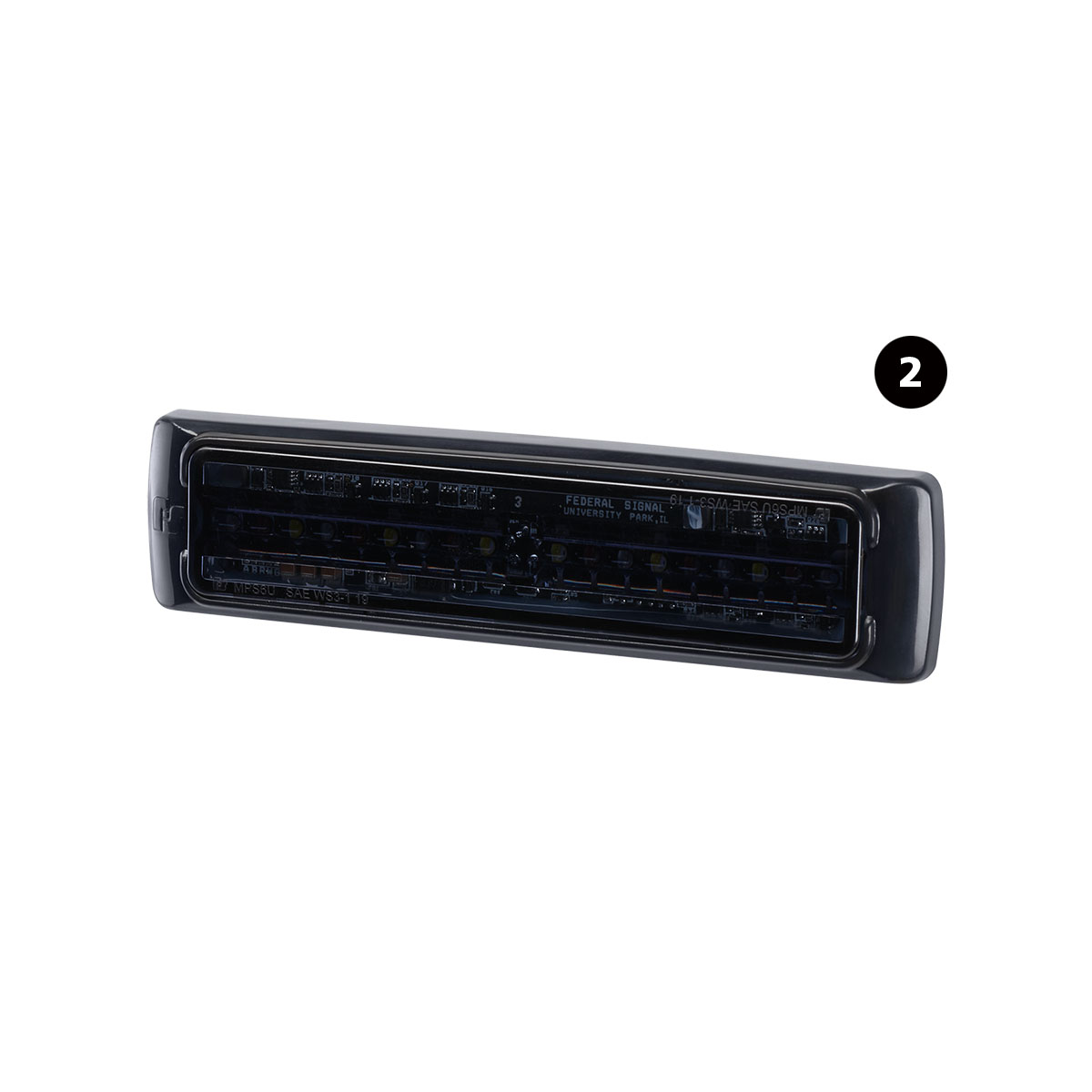 (2) MPS63U-RBW-SMK | Federal Signal Police Car Configurator