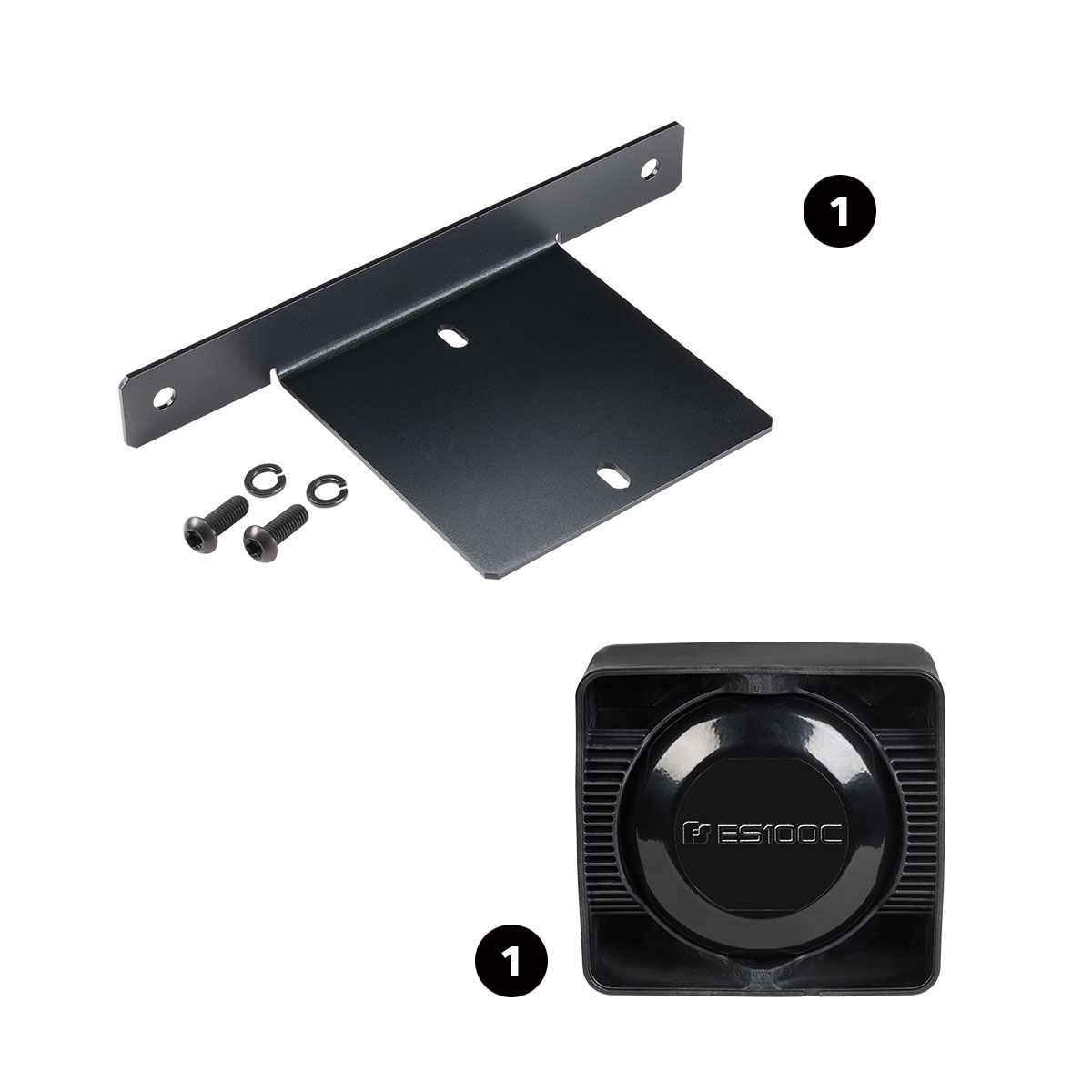 (1) DFC-SB-ES100C + (1) ES100C | Federal Signal Police Car Configurator